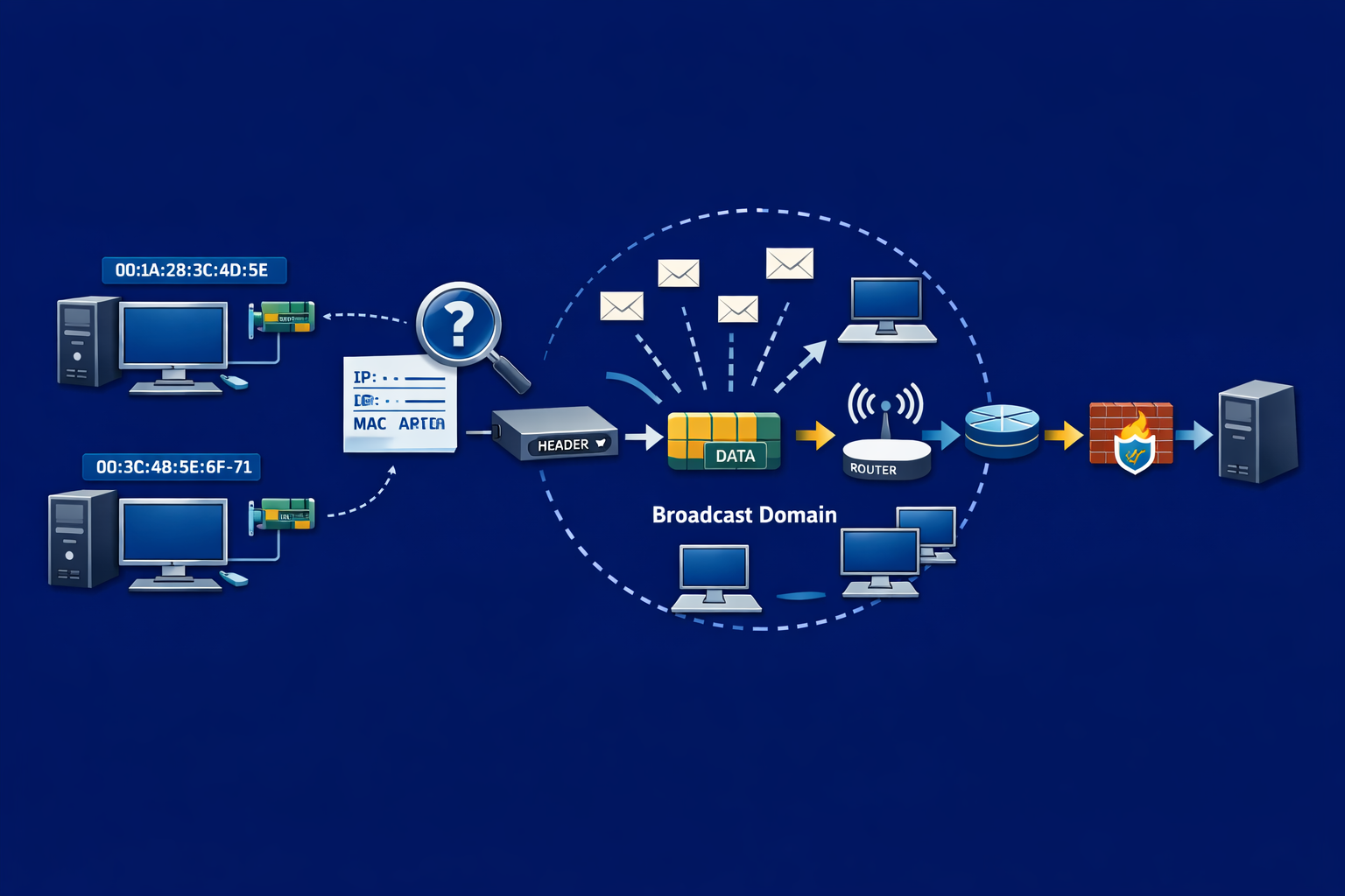 Understanding Network Fundamentals: MAC, ARP, Broadcast Domains and ...
