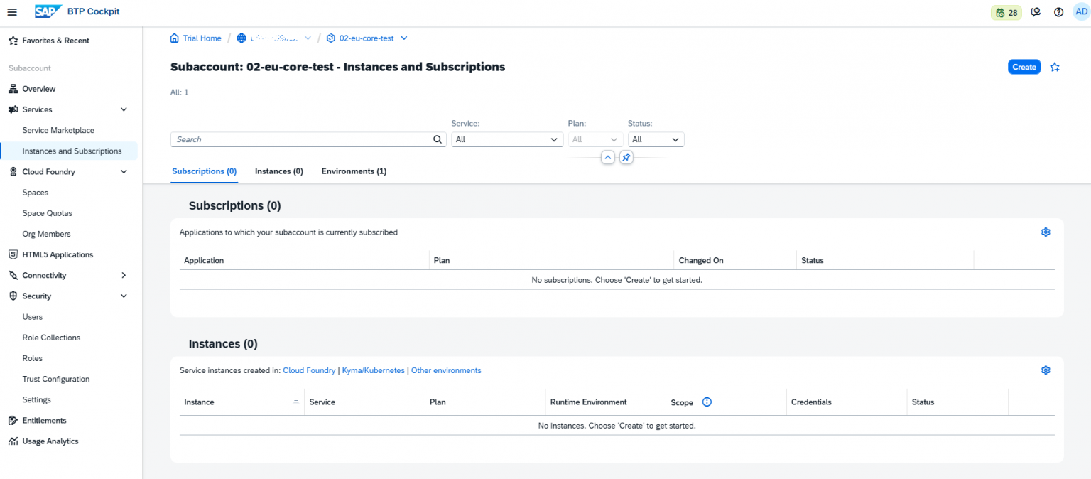 Setting Up an SAP BTP Landing Zone for S/4HANA Extensions - TerminalNotes