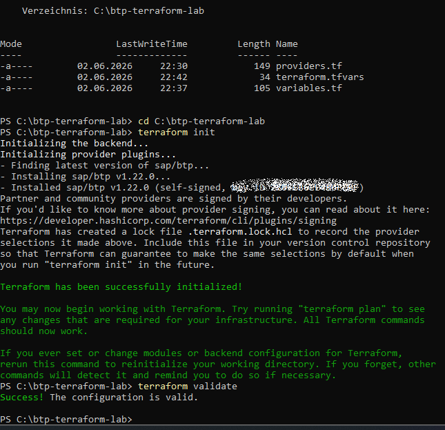 My First Infrastructure as Code Experiment on SAP BTP with Terraform ...