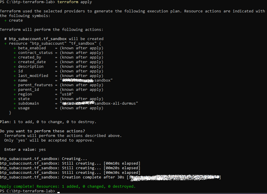My First Infrastructure as Code Experiment on SAP BTP with Terraform ...
